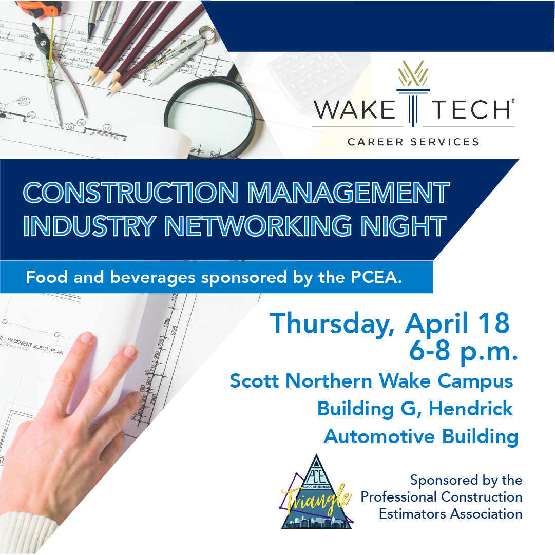 Construction Management Industry Networking Night | Wake Tech