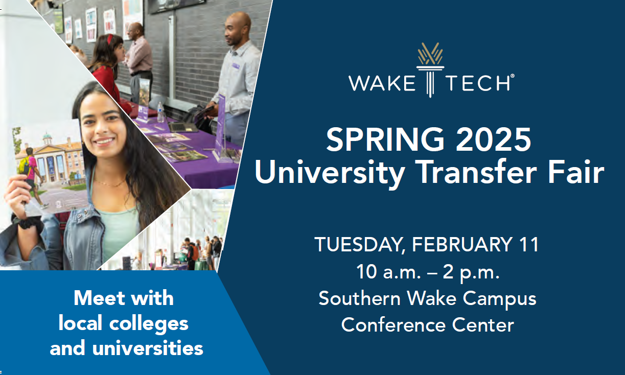 Spring 2025 University Transfer Fair | Wake Tech