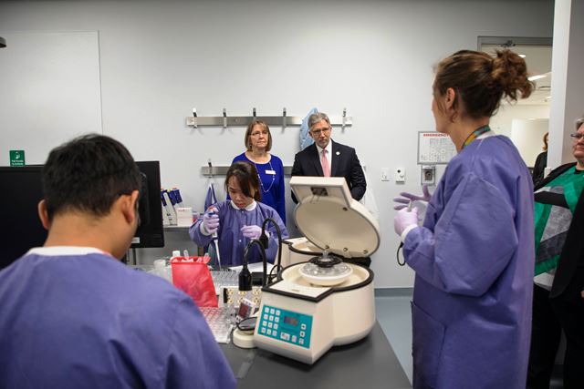 Incoming Wake Tech President Tours Perry Health Sciences Campus | Wake ...