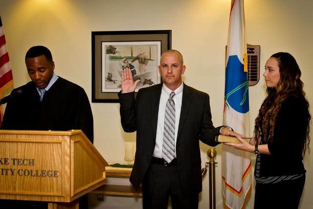 Wake Tech Swears in First Police Chief | Wake Tech