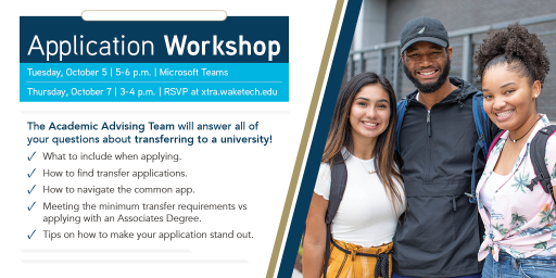 Virtual Advising Application Workshop | Wake Tech