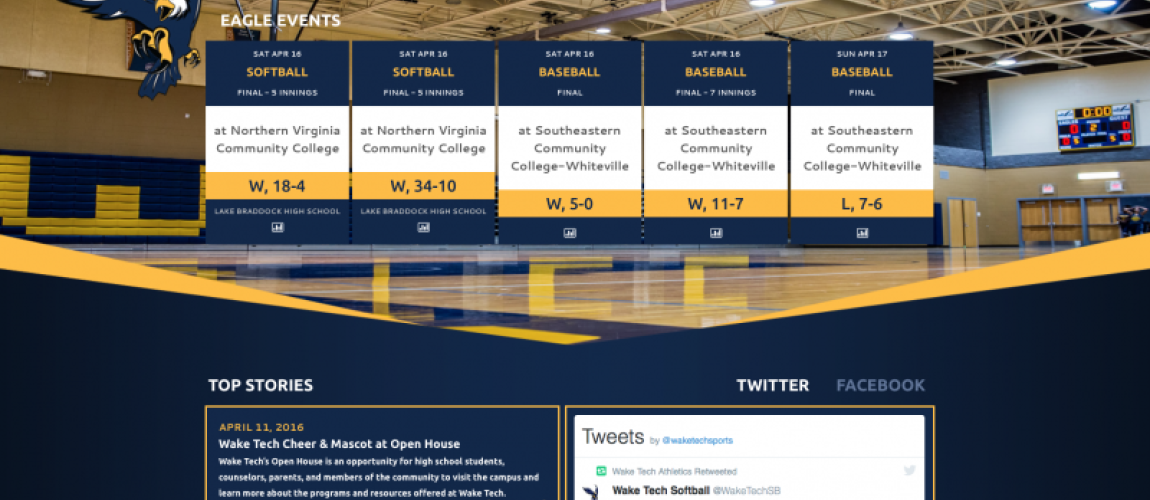 Wake Tech Athletics Debuts New Website | Wake Technical Community College