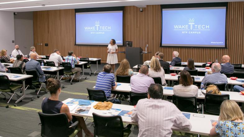 Business Leaders Get Sneak Peek of New RTP Campus | Wake Tech